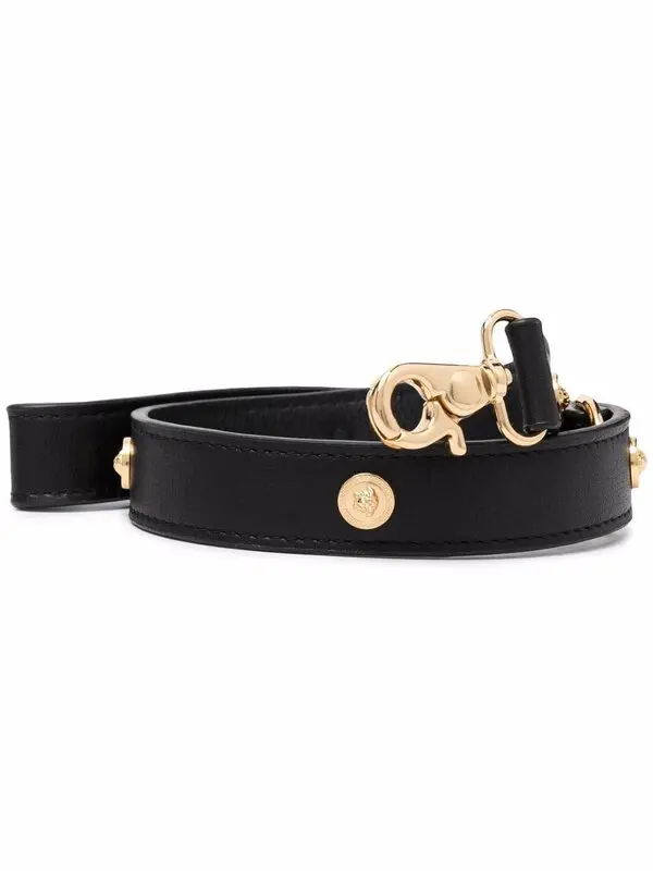 Versace Large Icon Pet Leash - Black
