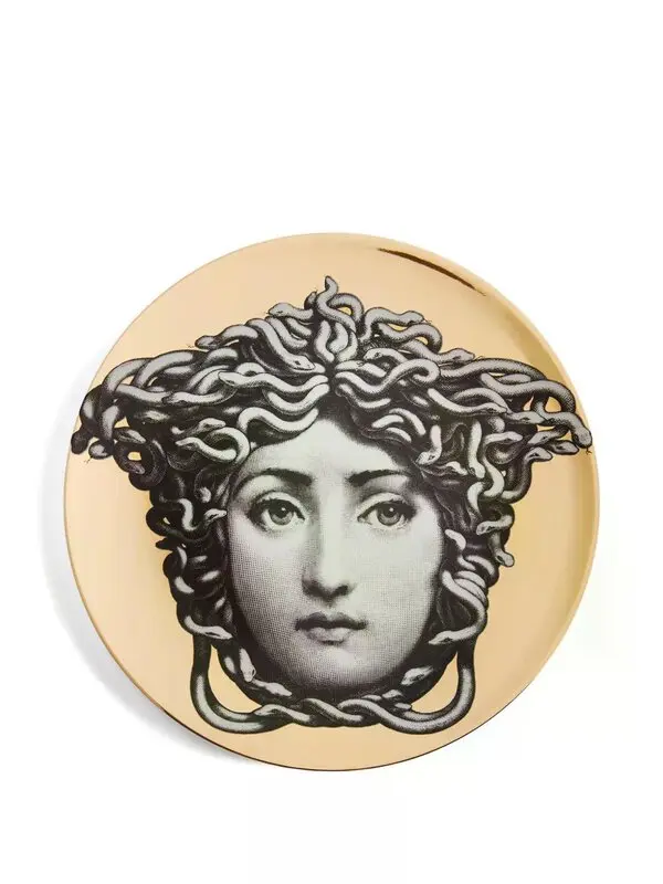 FORNASETTI Tema E Variazioni N. 217 Wall Plate - Metallic