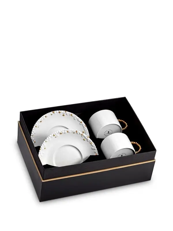 L'Objet Haas Mojave Tea Cup Set - White
