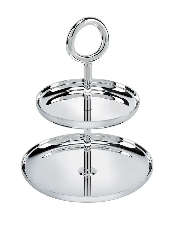 Christofle Vertigo Two-tier Pastry Stand