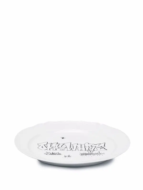 Off-White X Ginori 1735 Logo-print Oval Tray