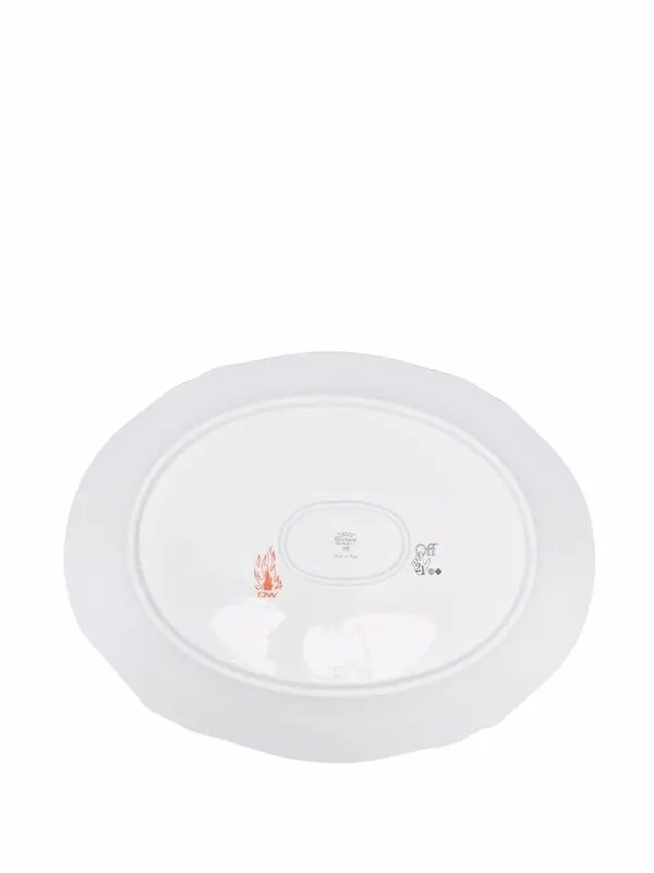Off-White X Ginori 1735 Logo-print Oval Tray