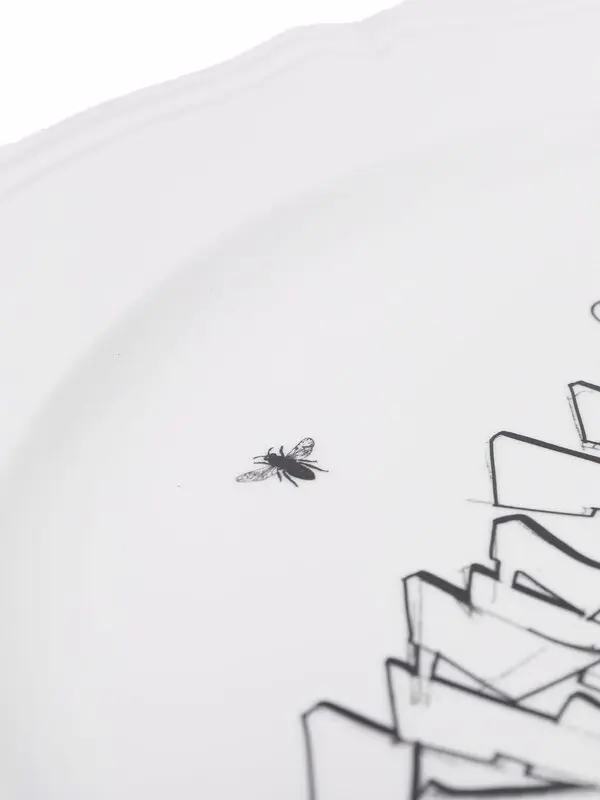 Off-White X Ginori 1735 Logo-print Oval Tray