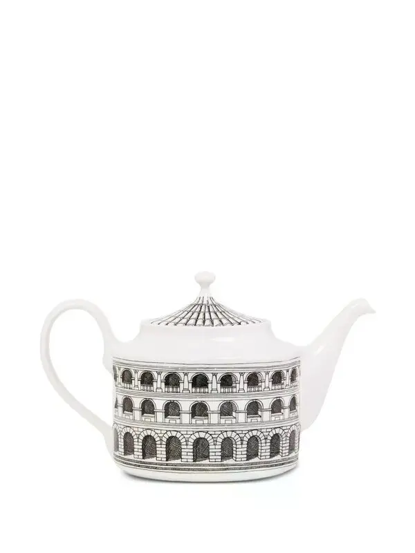 FORNASETTI Architettura Tea Pot - White