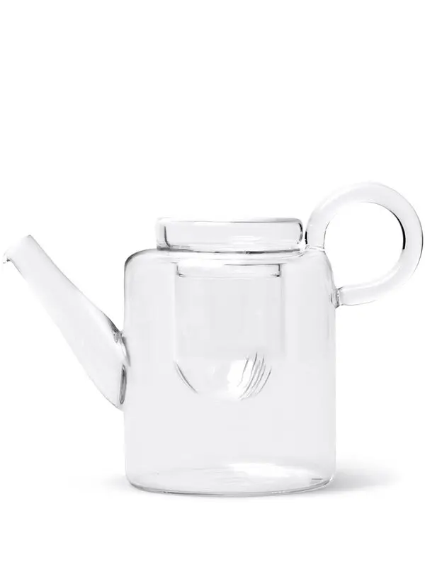 ICHENDORF MILANO Piuma Large Glass Teapot - White