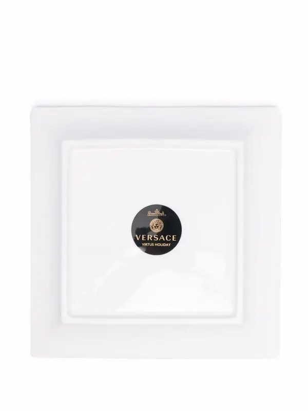 Versace Virtus Holiday Square Plate