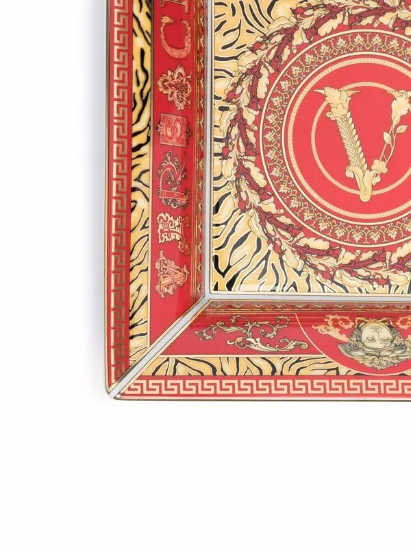 Versace Virtus Holiday Square Plate