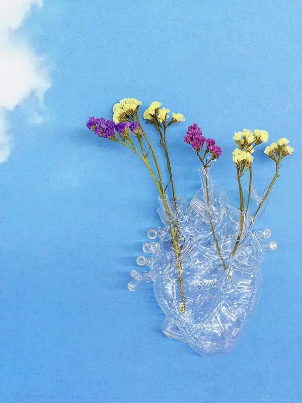 SELETTI Love In Bloom Glass Vase