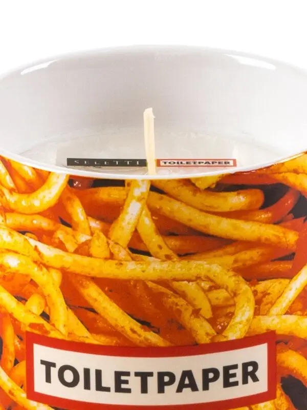 SELETTI Spaghetti Porcelain Candle