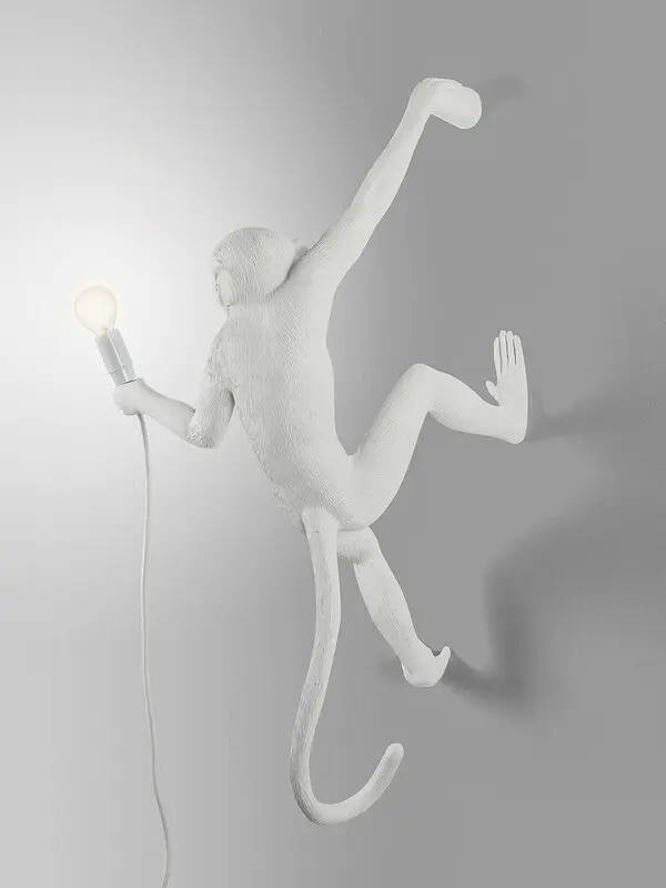 SELETTI Monkey Hanging Lamp - White