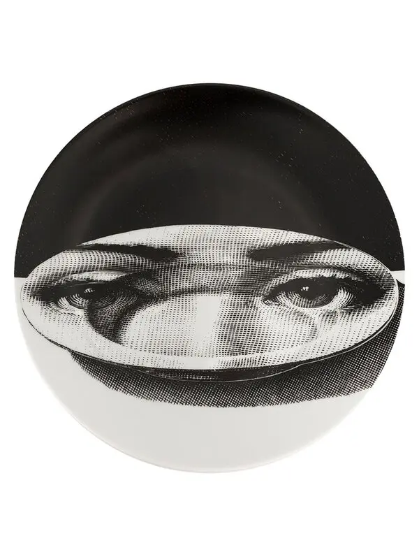 FORNASETTI Plate - Black