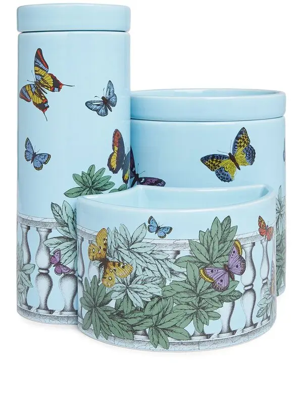 FORNASETTI Nel Mentre Scented Candles - Blue