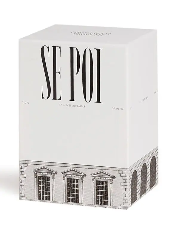 FORNASETTI Se Poi Scented Candle - Grey