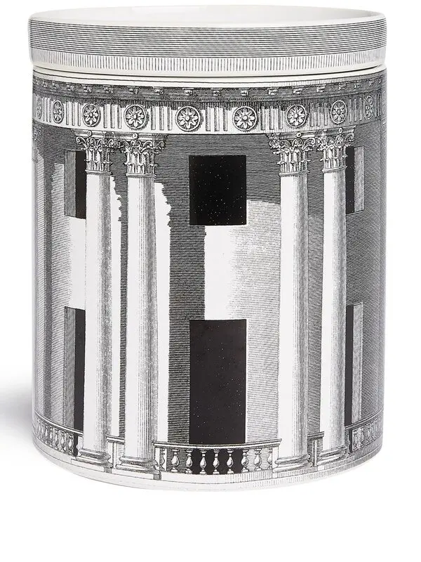 FORNASETTI Nel Mentre Scented Candle - Grey