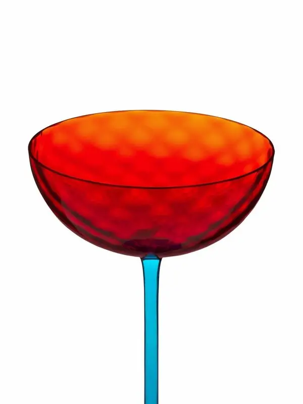 Dolce & Gabbana Hand-blown Murano Champagne Glass - Orange