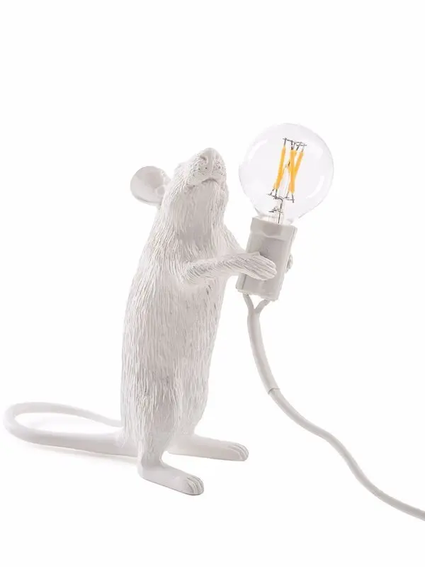 SELETTI Mouse Standing Lamp Uk Plug - White