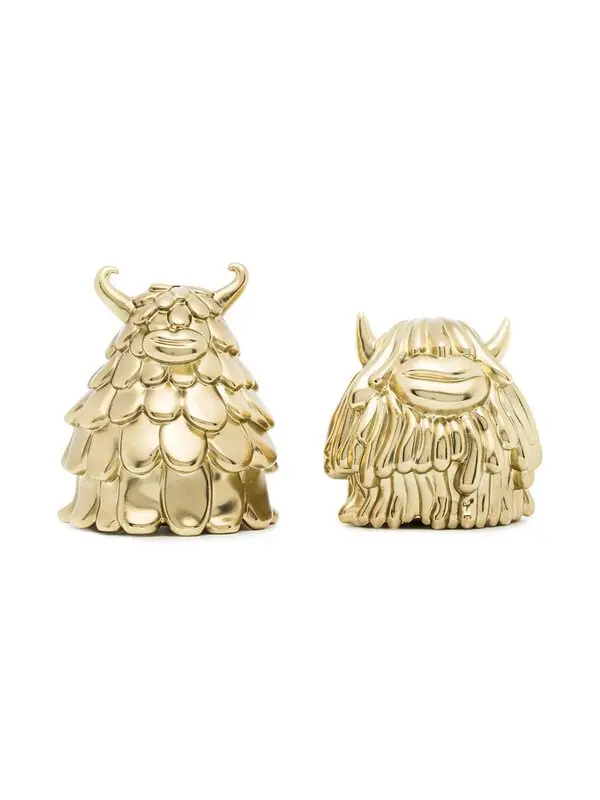 L'Objet X Haas Brothers Niki And Simon Salt And Pepper Shakers - Metallic