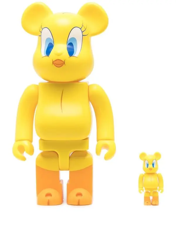 MEDICOM TOY Be@rbrick Tweety 100% And 400% Figure Set - Yellow