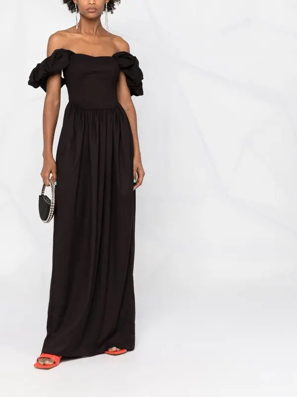 V:PM ATELIER Off-shoulder Maxi Dress