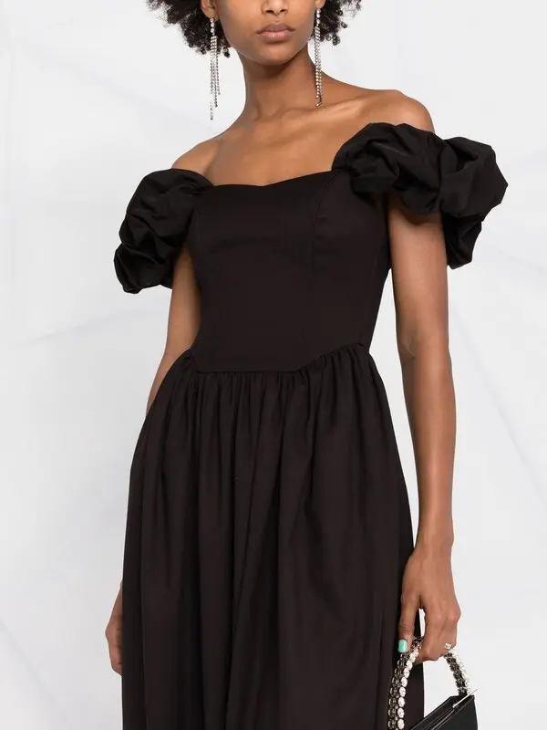 V:PM ATELIER Off-shoulder Maxi Dress