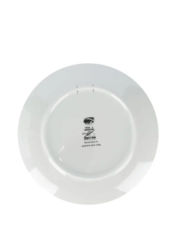 FORNASETTI T&v Printed Decorative Plate