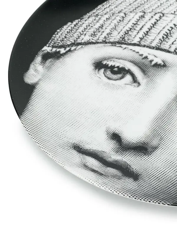 FORNASETTI T&v Printed Decorative Plate