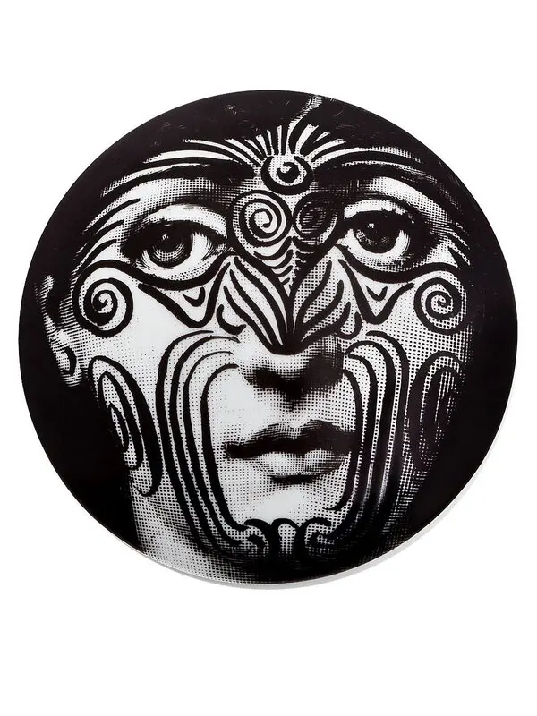 FORNASETTI Printed Ceramic Box