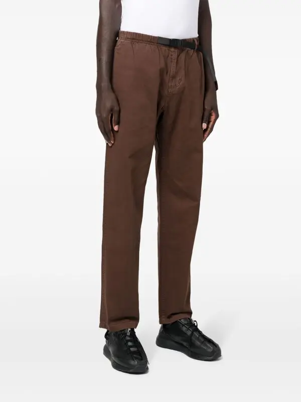 Gramicci Belted-waist Straight-leg Trousers - Brown