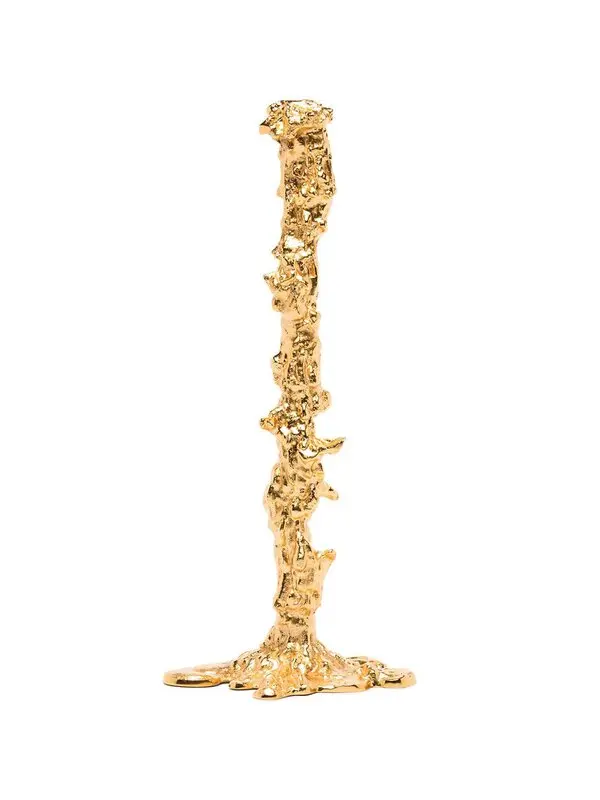 POLSPOTTEN Drip Xxl Candle Holder - Gold