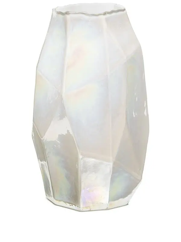 POLSPOTTEN Graphic Glass Vase - White
