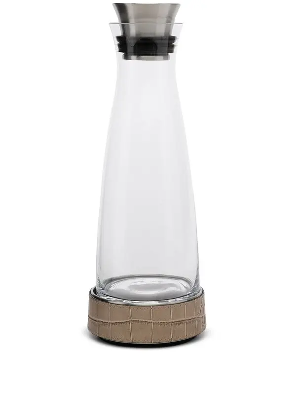 PINETTI Leather-trim Water Bottle - Brown