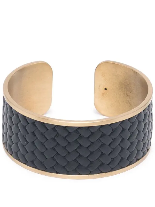 PINETTI Woven-leather Napkin Ring
