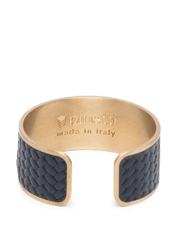 PINETTI Woven-leather Napkin Ring