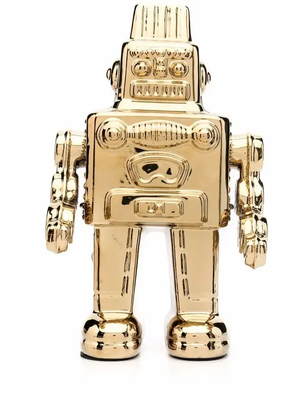 SELETTI My Robot Ornament - Gold