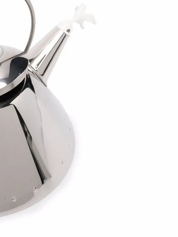 ALESSI Bird Metallic-effect Kettle - Silver