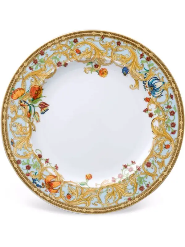 Versace Le Jardin Dinner Plate - White
