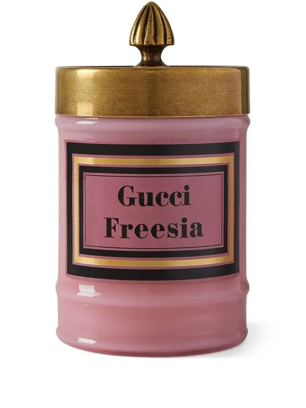 Gucci Freesia Scented Candle - Pink | Editorialist