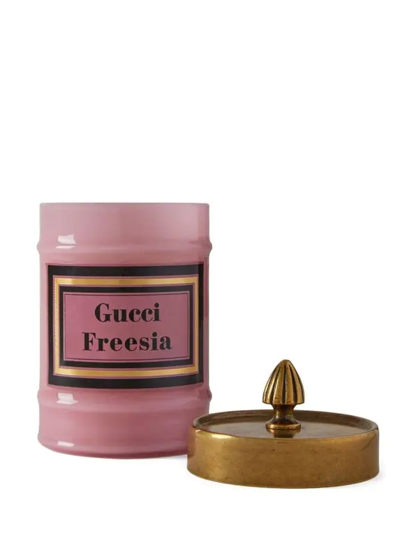 Gucci Freesia Scented Candle - Pink | Editorialist