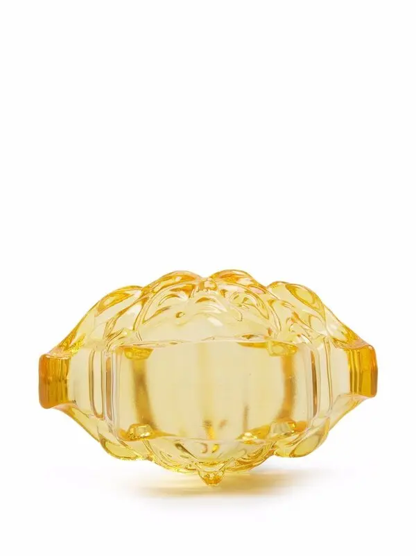 Versace Medusa Lumiere Crystal Paperweight - Yellow
