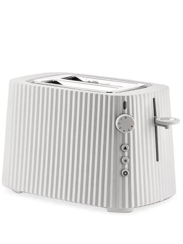 ALESSI Plissé Electric Toaster - White