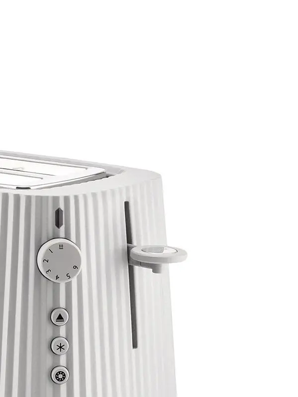 ALESSI Plissé Electric Toaster - White
