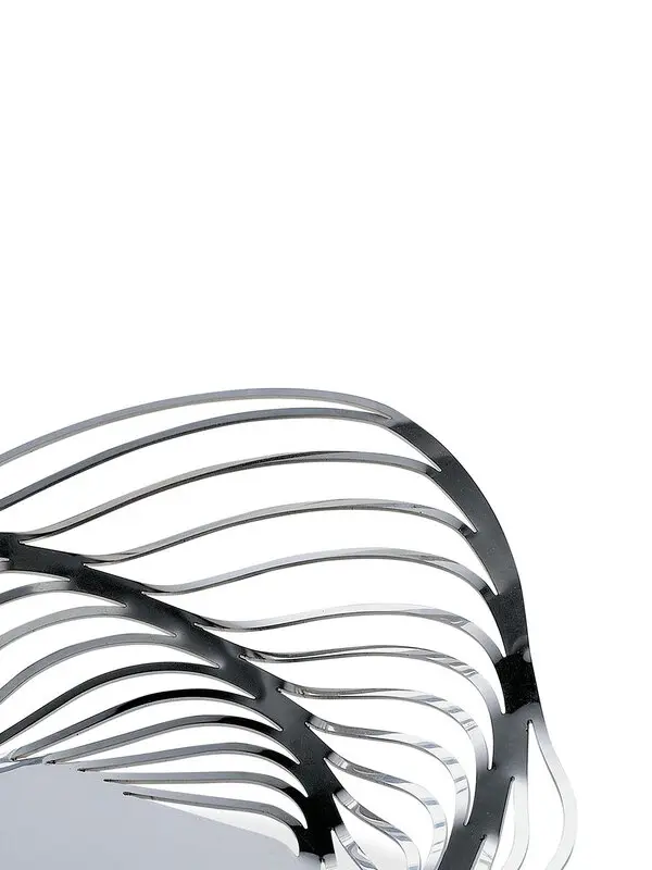 ALESSI Trinity Stainless Steel Fruit Bowl - Silver