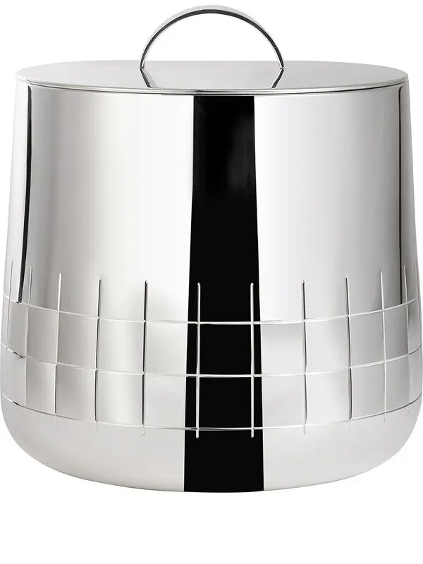 Christofle Graphik Insulated Ice Bucket - Silver