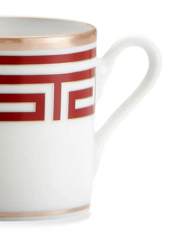 GINORI 1735 Labirinto Coffee Cups - Red