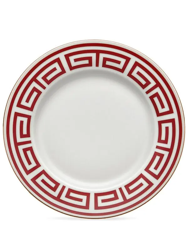 GINORI 1735 Labirinto Flat Dinner Plate - Red