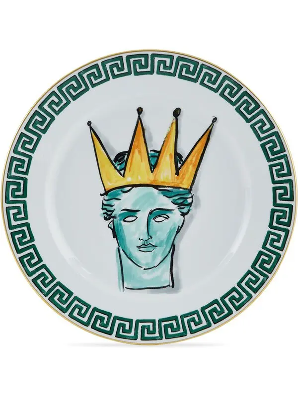 GINORI 1735 Viaggio Di Nettuno Flat Dinner Plate