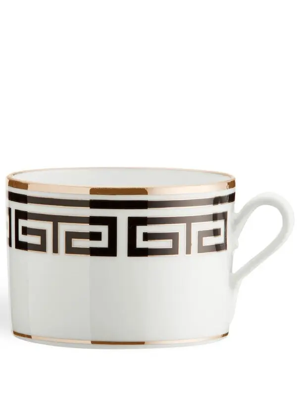 GINORI 1735 Labirinto Tea Cup - Black
