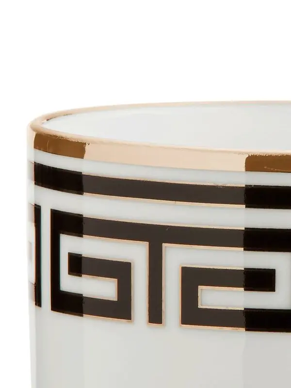 GINORI 1735 Labirinto Tea Cup - Black