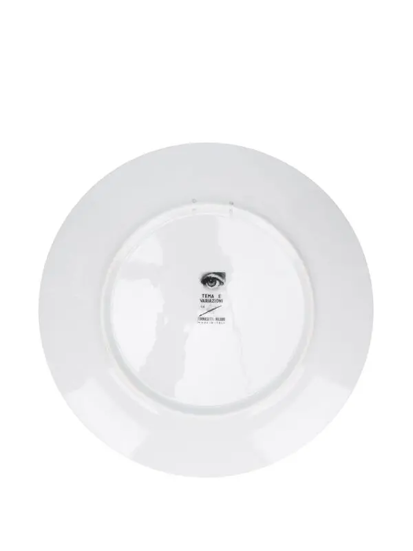 FORNASETTI Lina Cavalieri-print Wall Plate