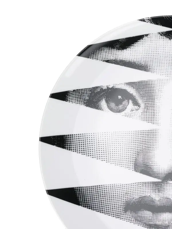 FORNASETTI Lina Cavalieri-print Wall Plate
